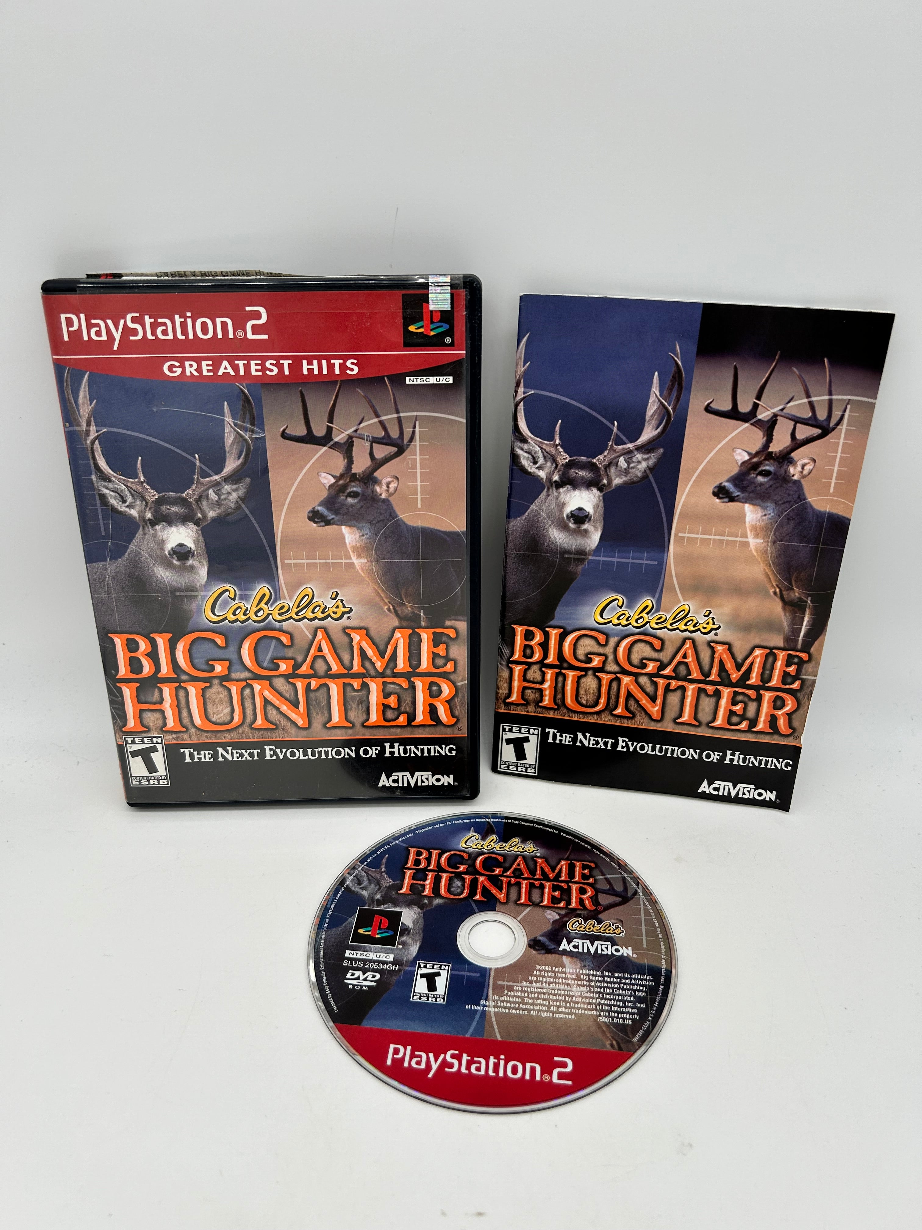 SONY PLAYSTATiON 2 [PS2] | CABELAS BiG GAME HUNTER | GREATEST HiTS ...