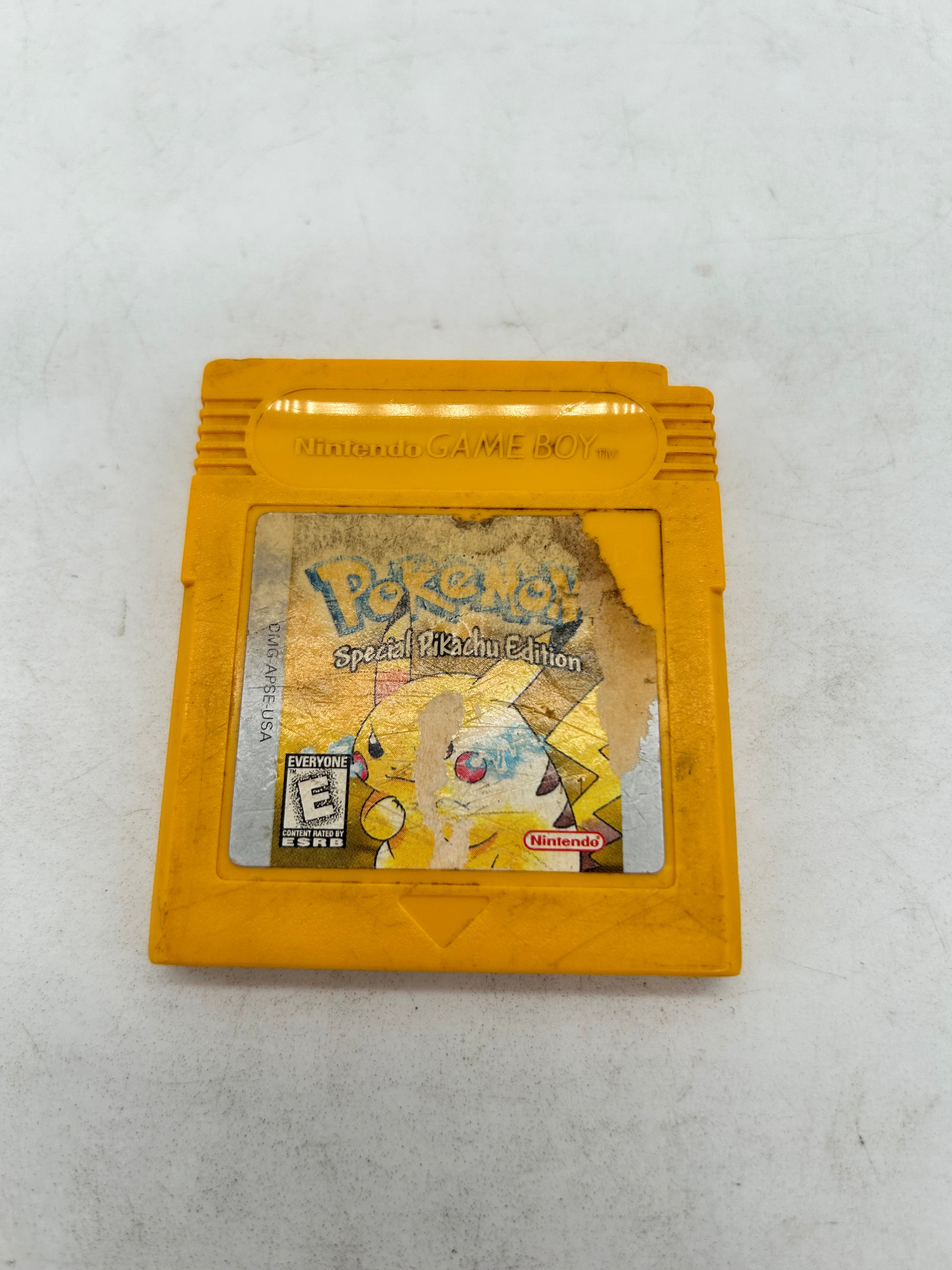 NiNTENDO GAME BOY [GB] POKEMON SPECiAL PiKACHU EDiTiON YELLOW – PiXEL ...