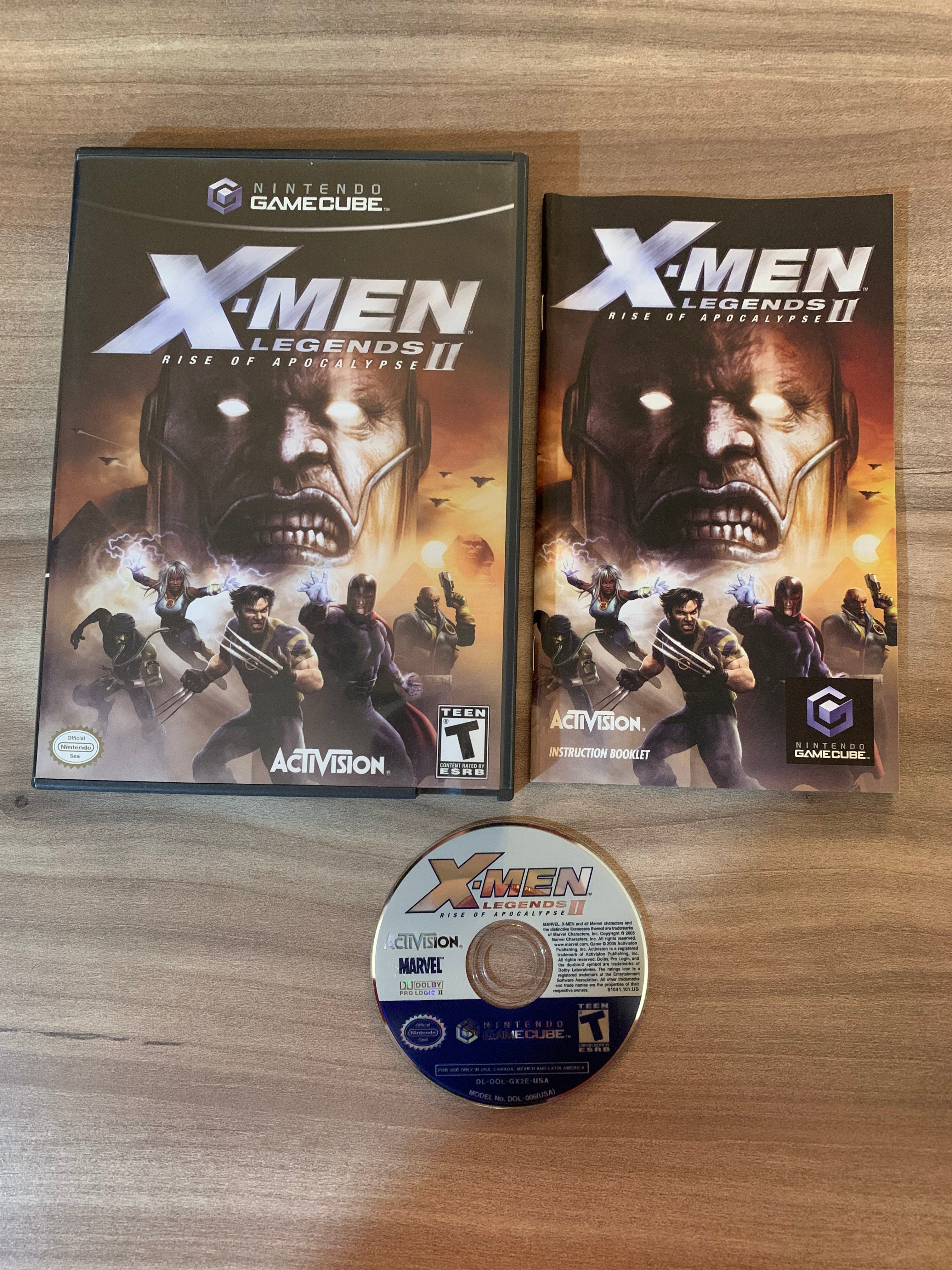 NiNTENDO GAMECUBE X-MEN LEGENDS II RiSE OF APOCALYPSE – PiXEL-RETRO.COM