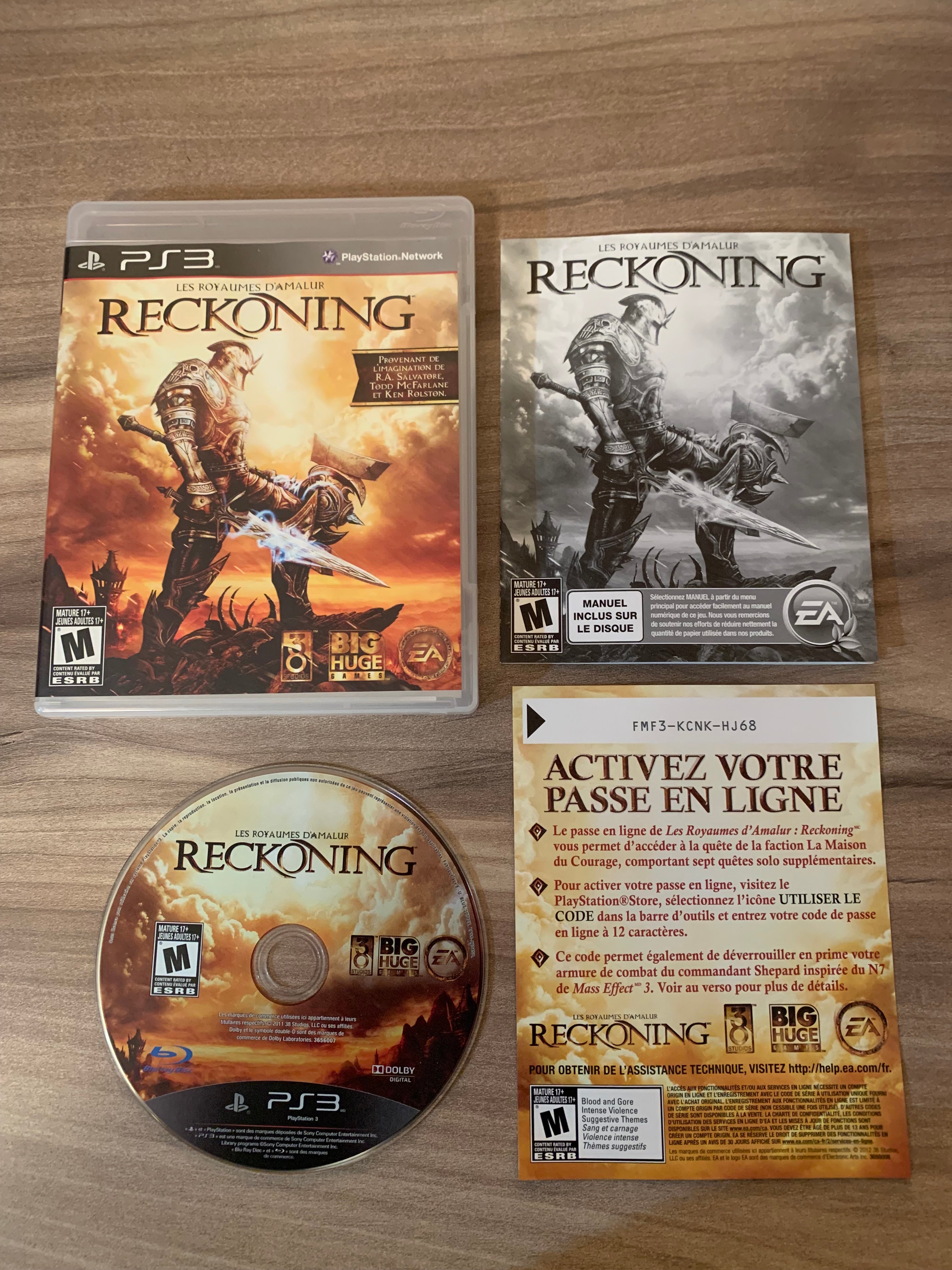 SONY PLAYSTATiON 3 THE REALMS OF AMALUR RECKONiNG KiNGDOM OF AMALUR ...
