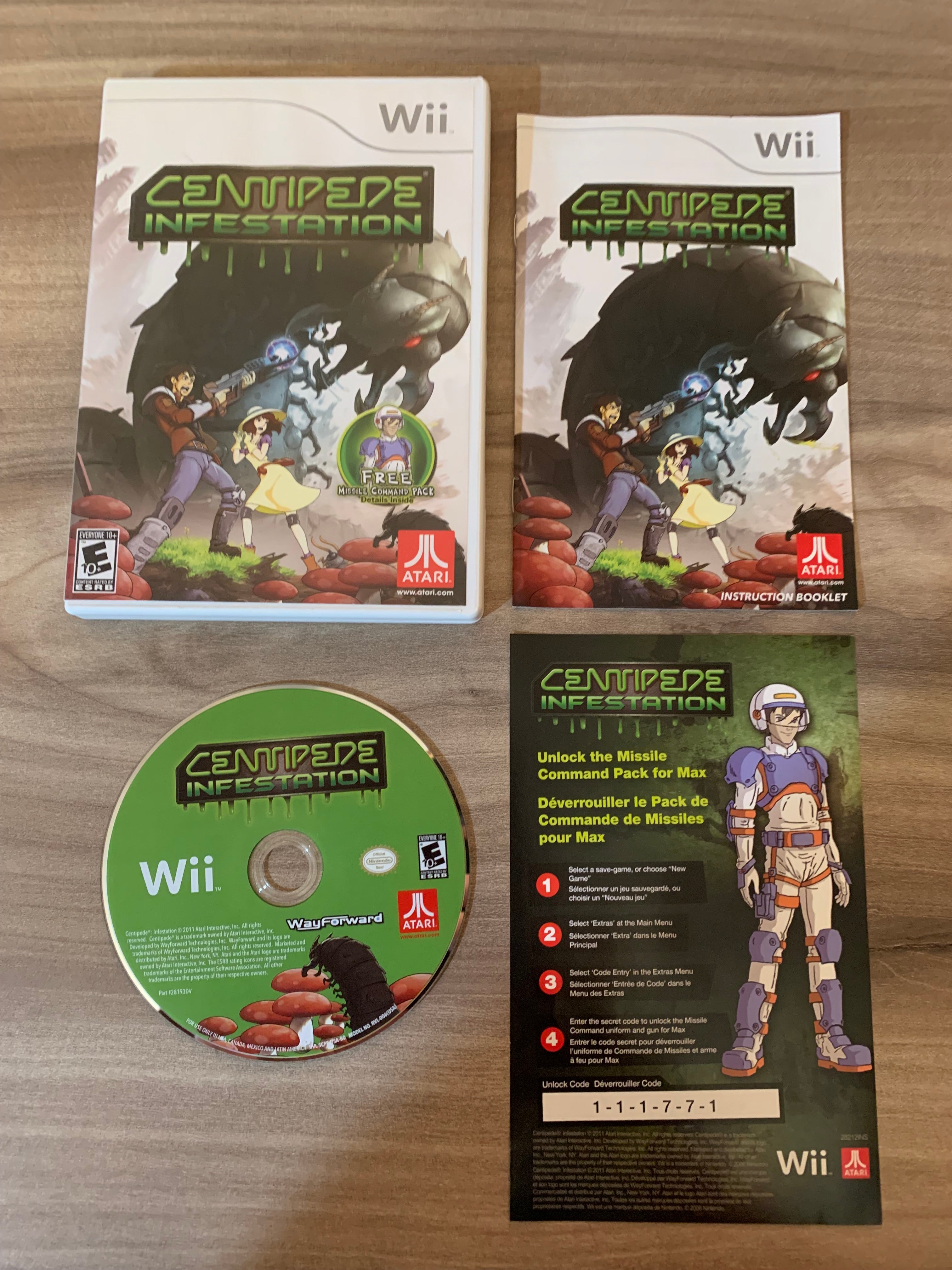 NiNTENDO Wii | CENTiPEDE iNFESTATiON – PiXEL-RETRO.COM