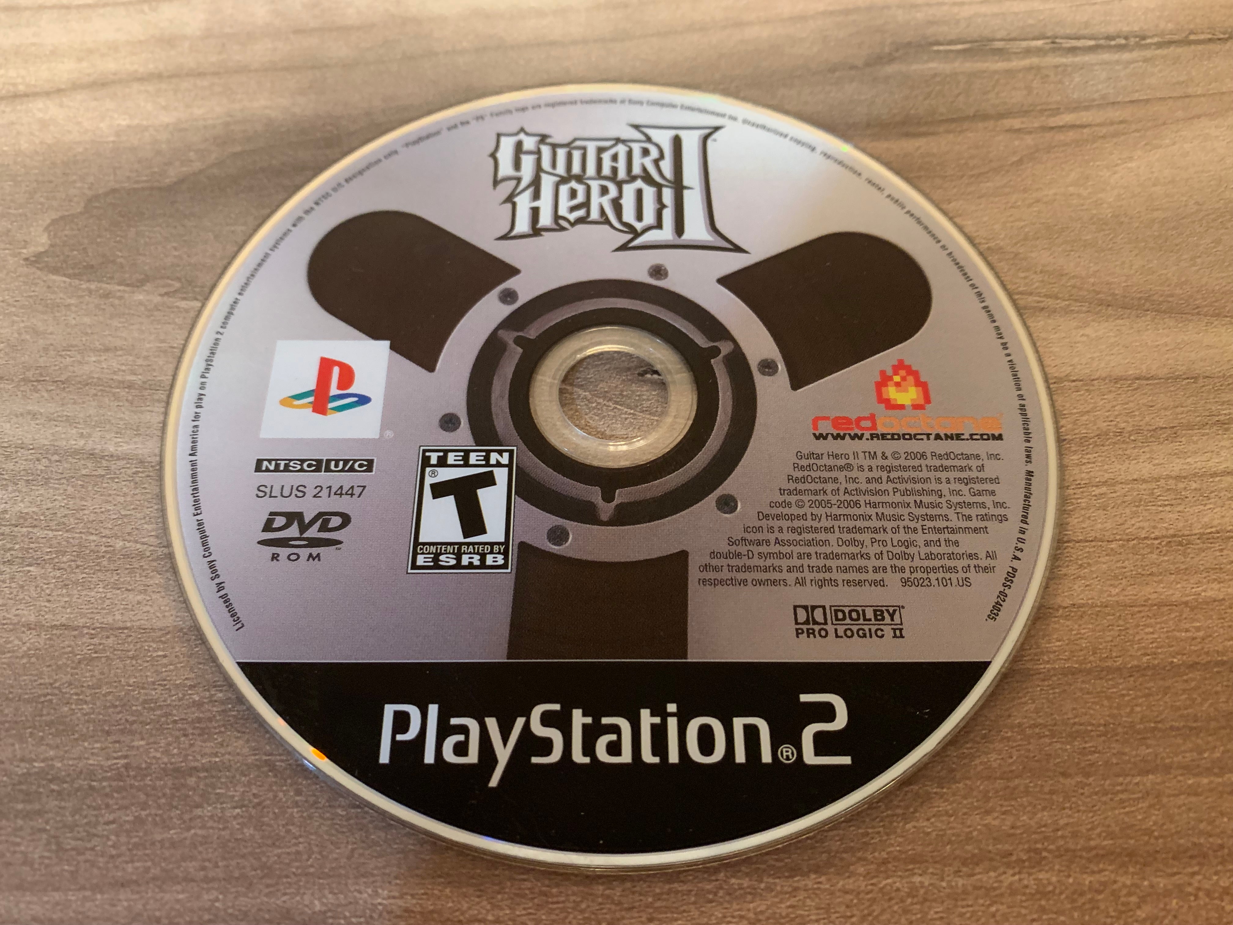 SONY PLAYSTATiON 2 [PS2] | GUiTAR HERO II – PiXEL-RETRO.COM