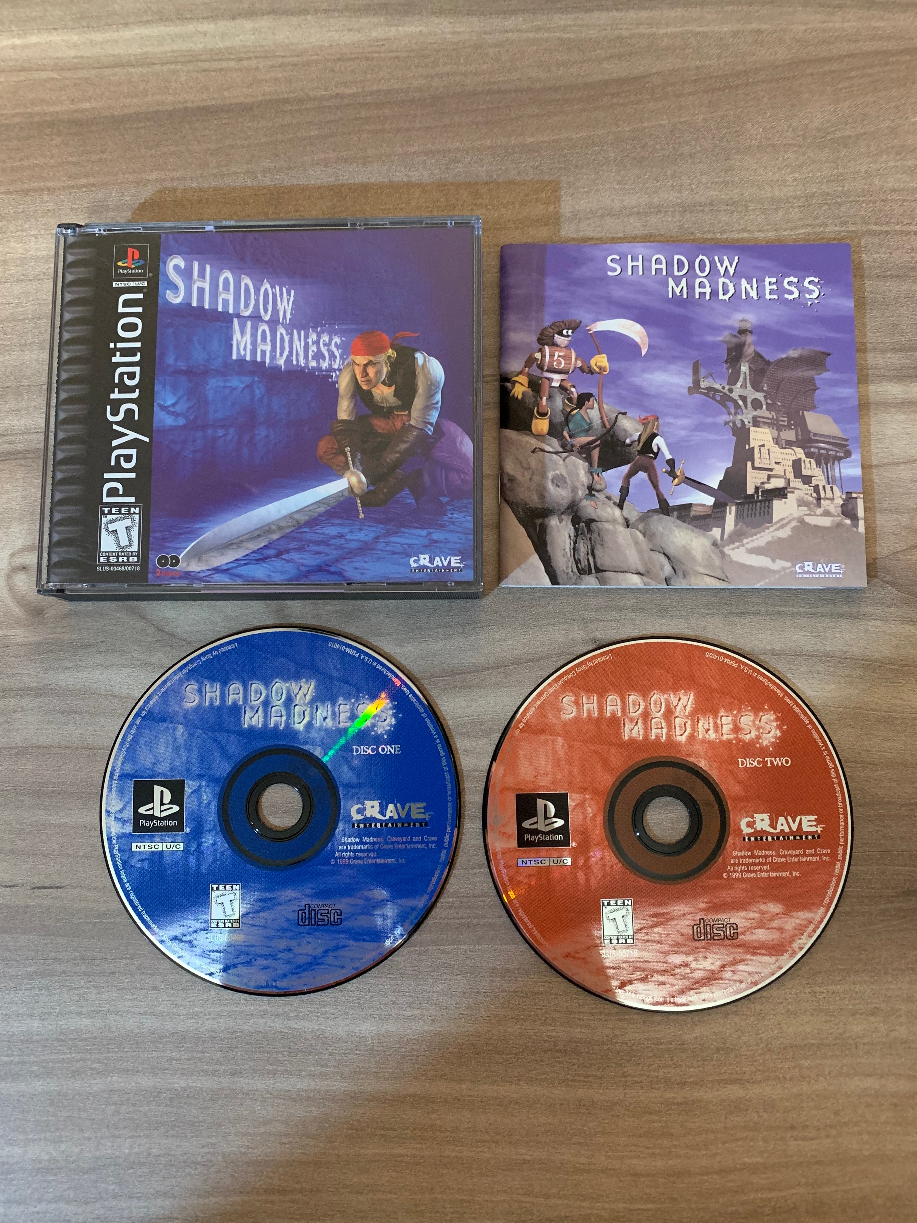 SONY PLAYSTATiON [PS1] | SHADOW MADNESS – PiXEL-RETRO.COM