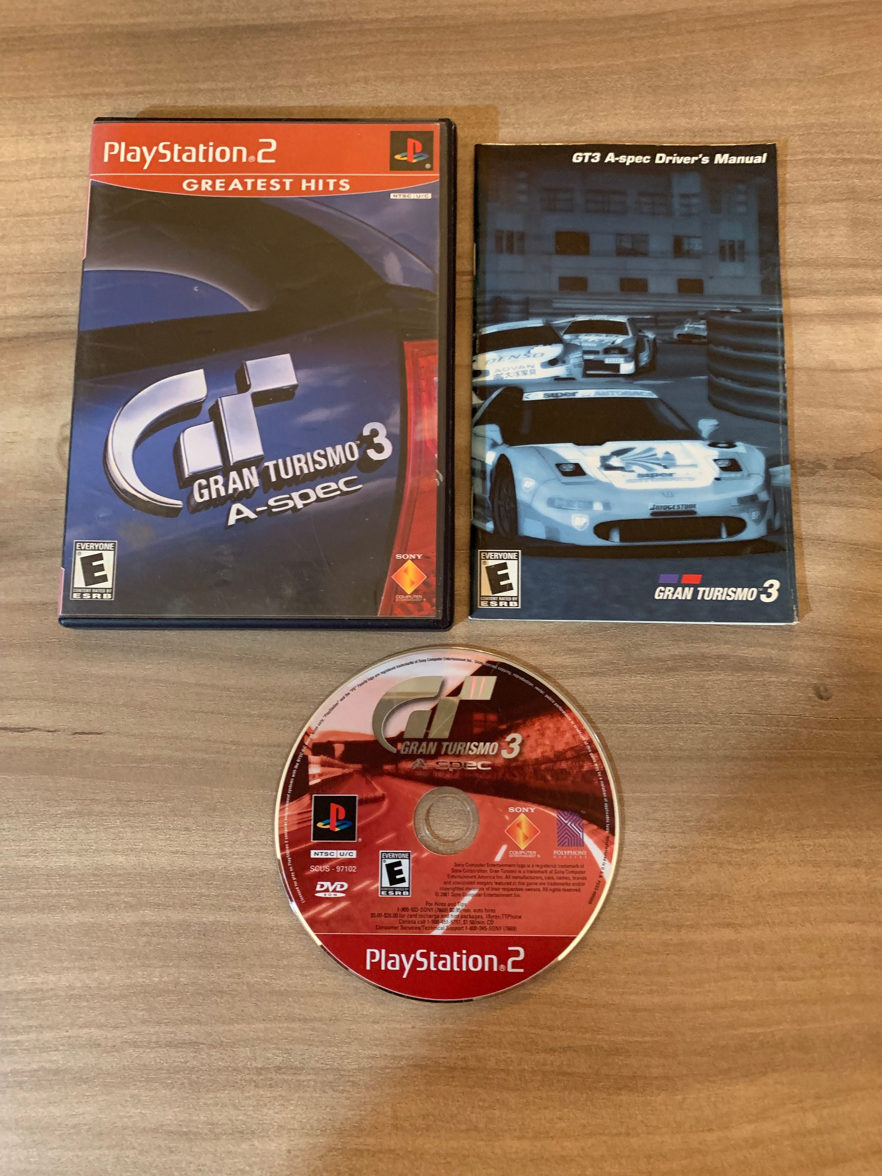 SONY PLAYSTATiON 2 [PS2] | GRAN TURiSMO 3 GT3 A-SPEC | GREATEST HiTS ...
