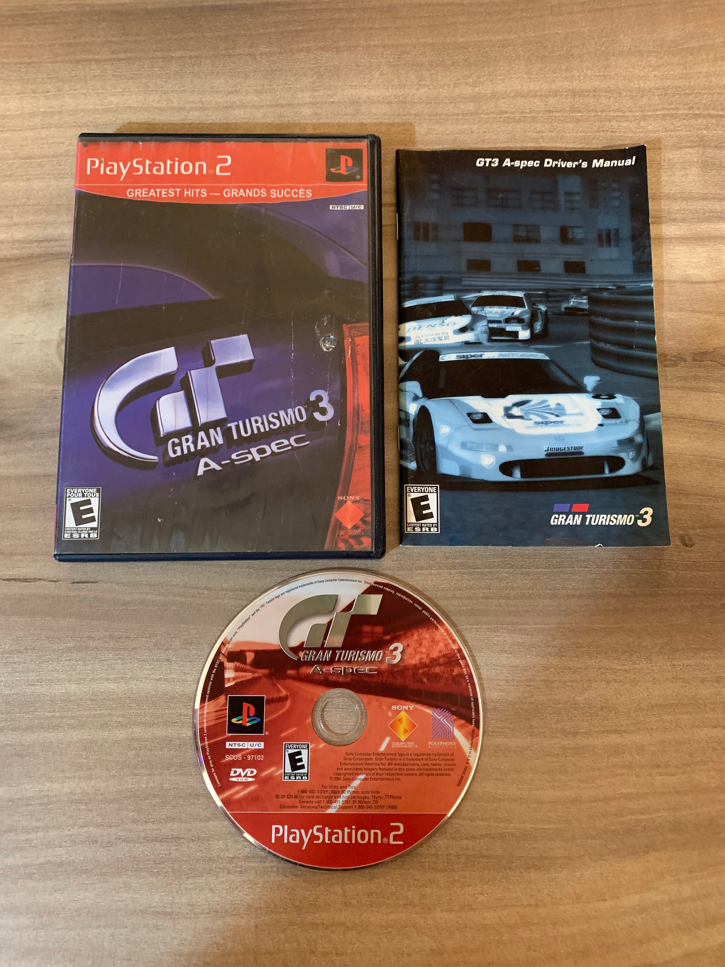 SONY PLAYSTATiON 2 [PS2] | GRAN TURiSMO 3 GT3 A-SPEC | GREATEST HiTS ...