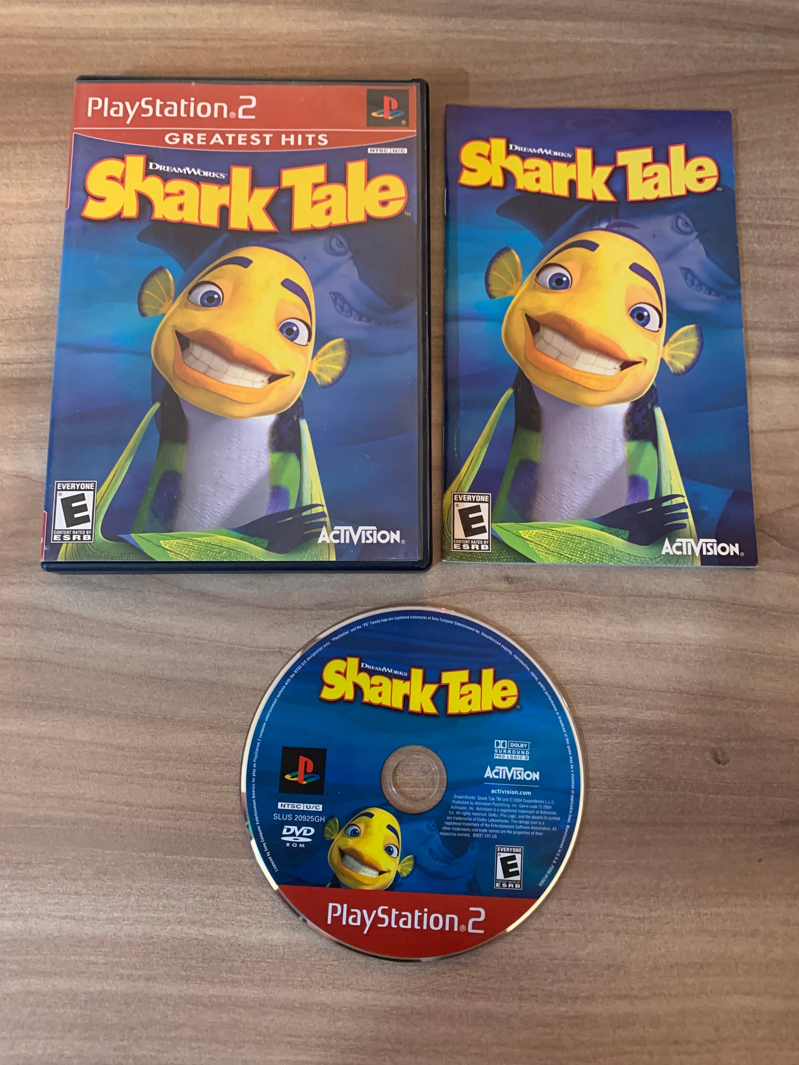 SONY PLAYSTATiON 2 [PS2] | SHARK TALE | GREATEST HiTS – PiXEL-RETRO.COM