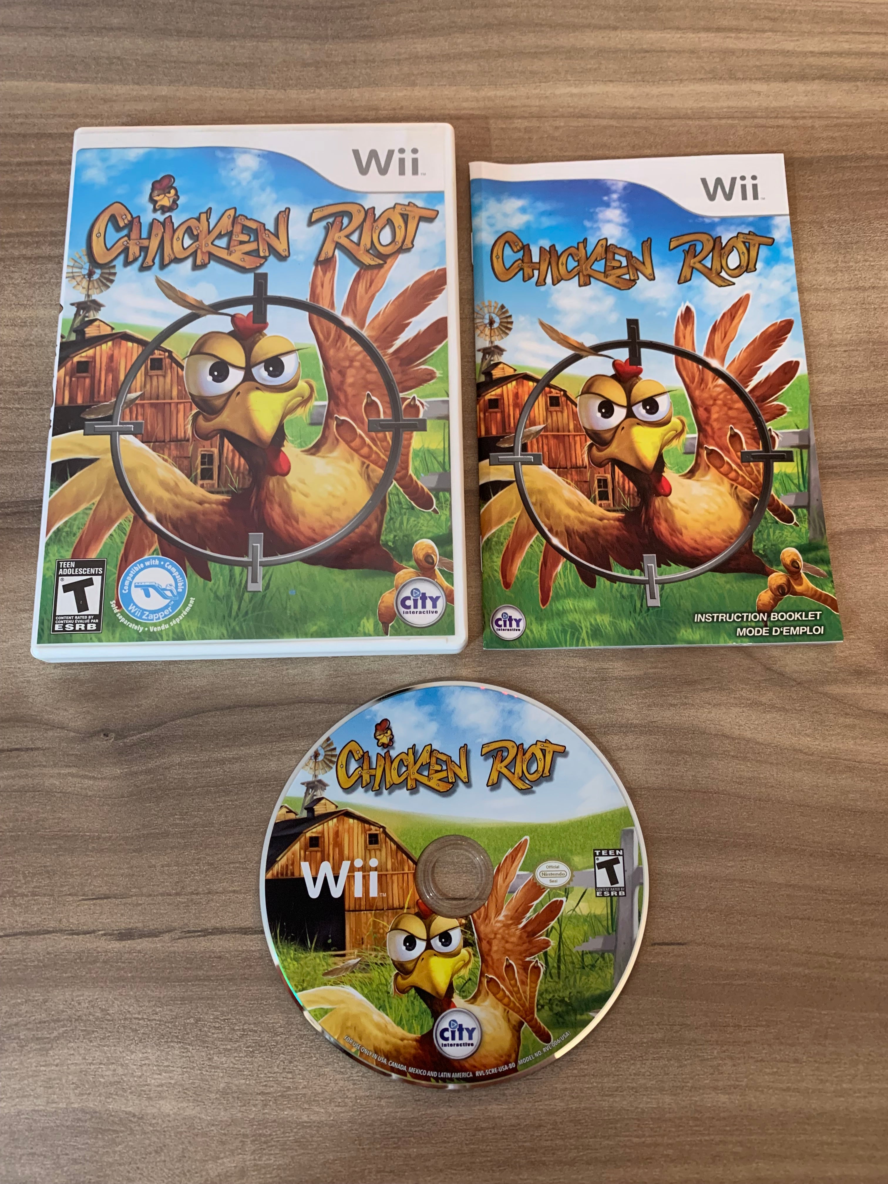 NiNTENDO Wii | CHiCKEN RiOT – PiXEL-RETRO.COM