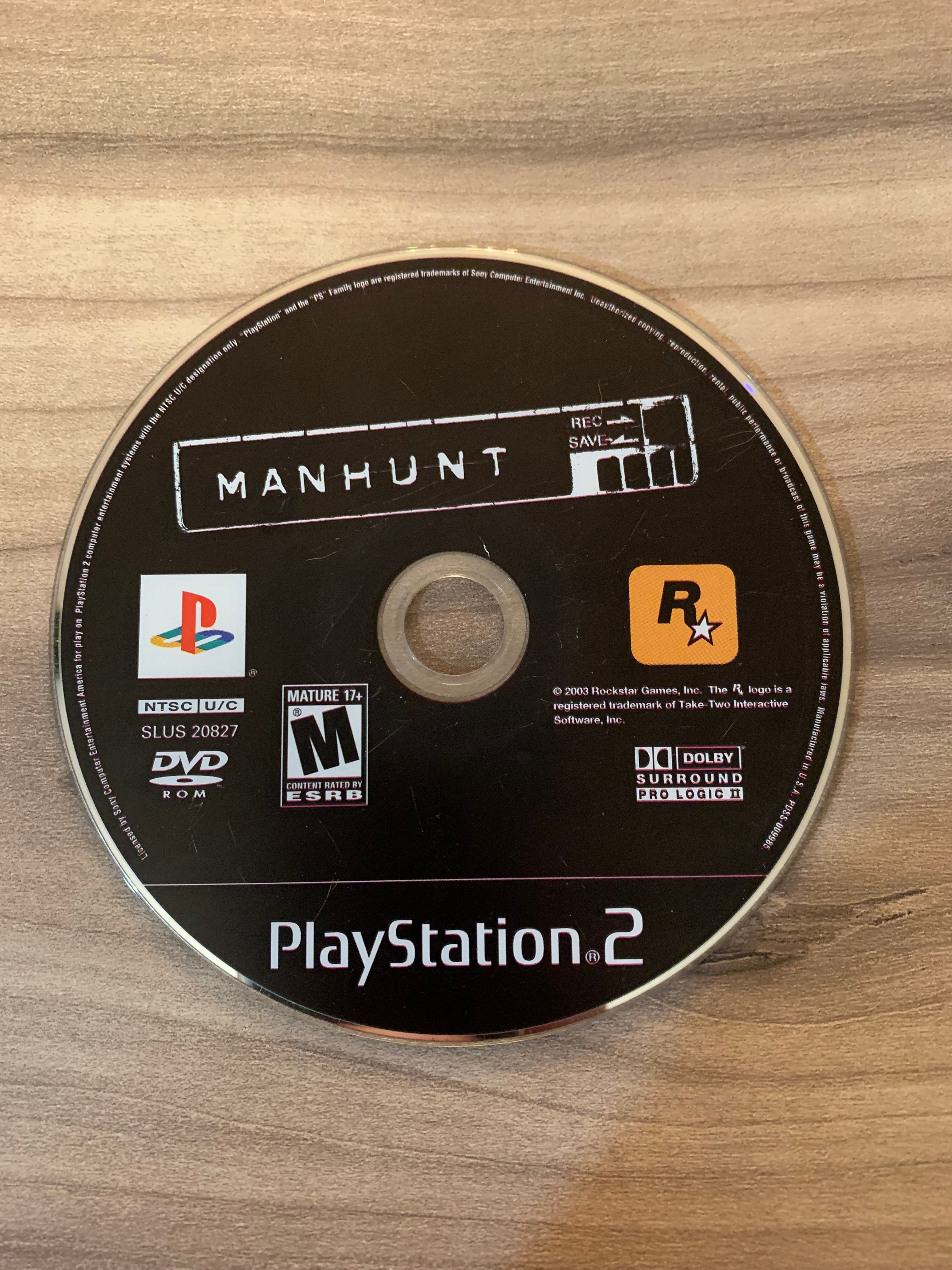 SONY PLAYSTATiON 2 [PS2] | MANHUNT – PiXEL-RETRO.COM