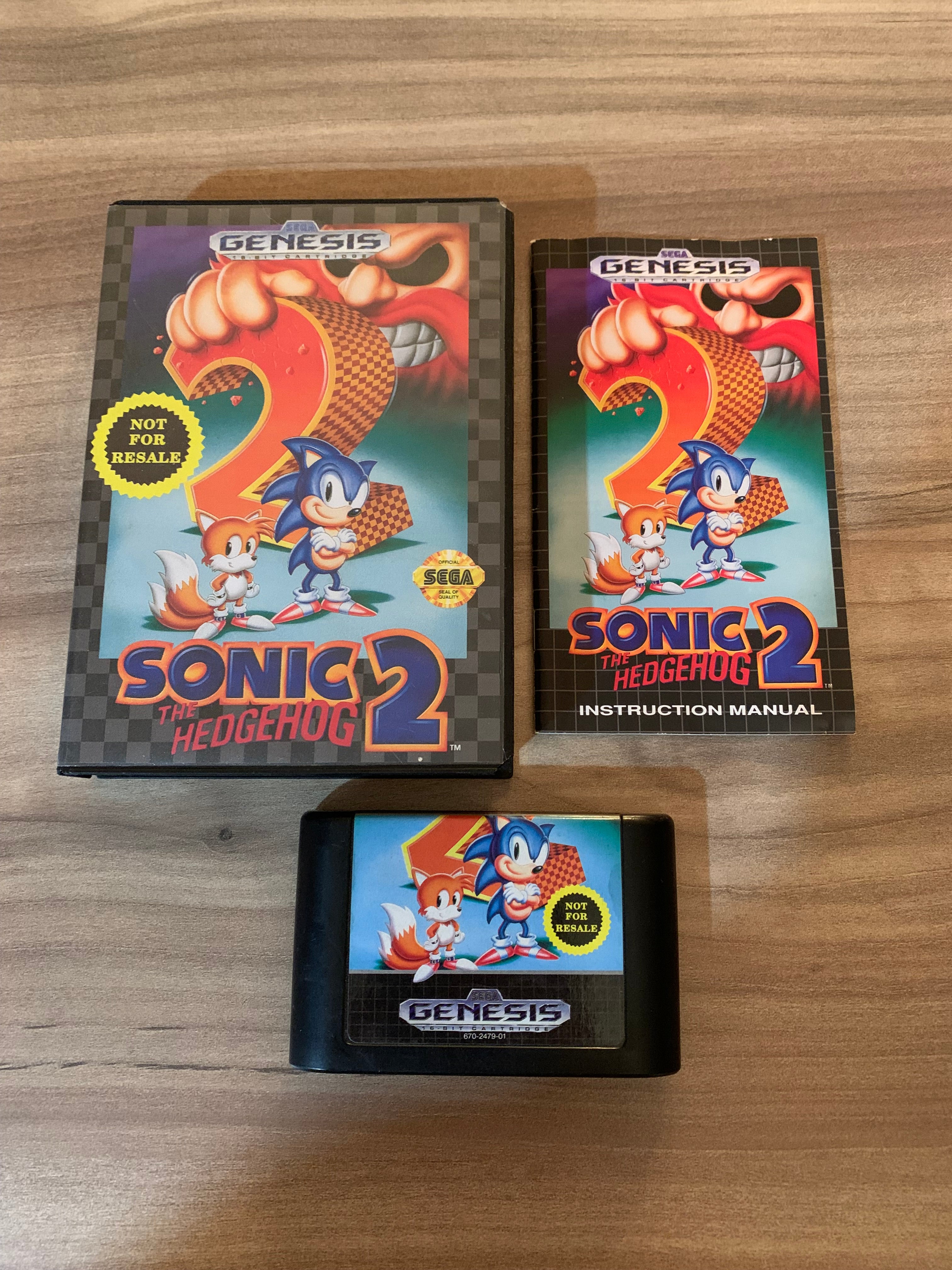 SEGA GENESiS | SONiC THE HEDGEHOG 2 | NOT FOR RESALE – PiXEL-RETRO.COM